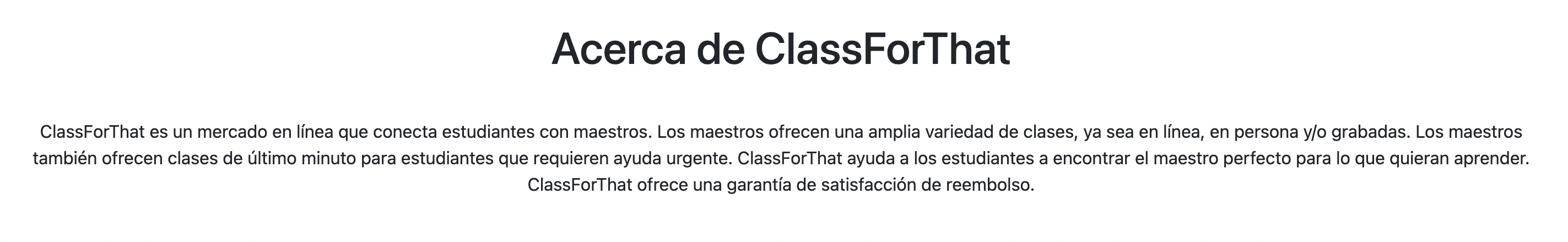 ClassForThat | Teach or Learn Anything You Want